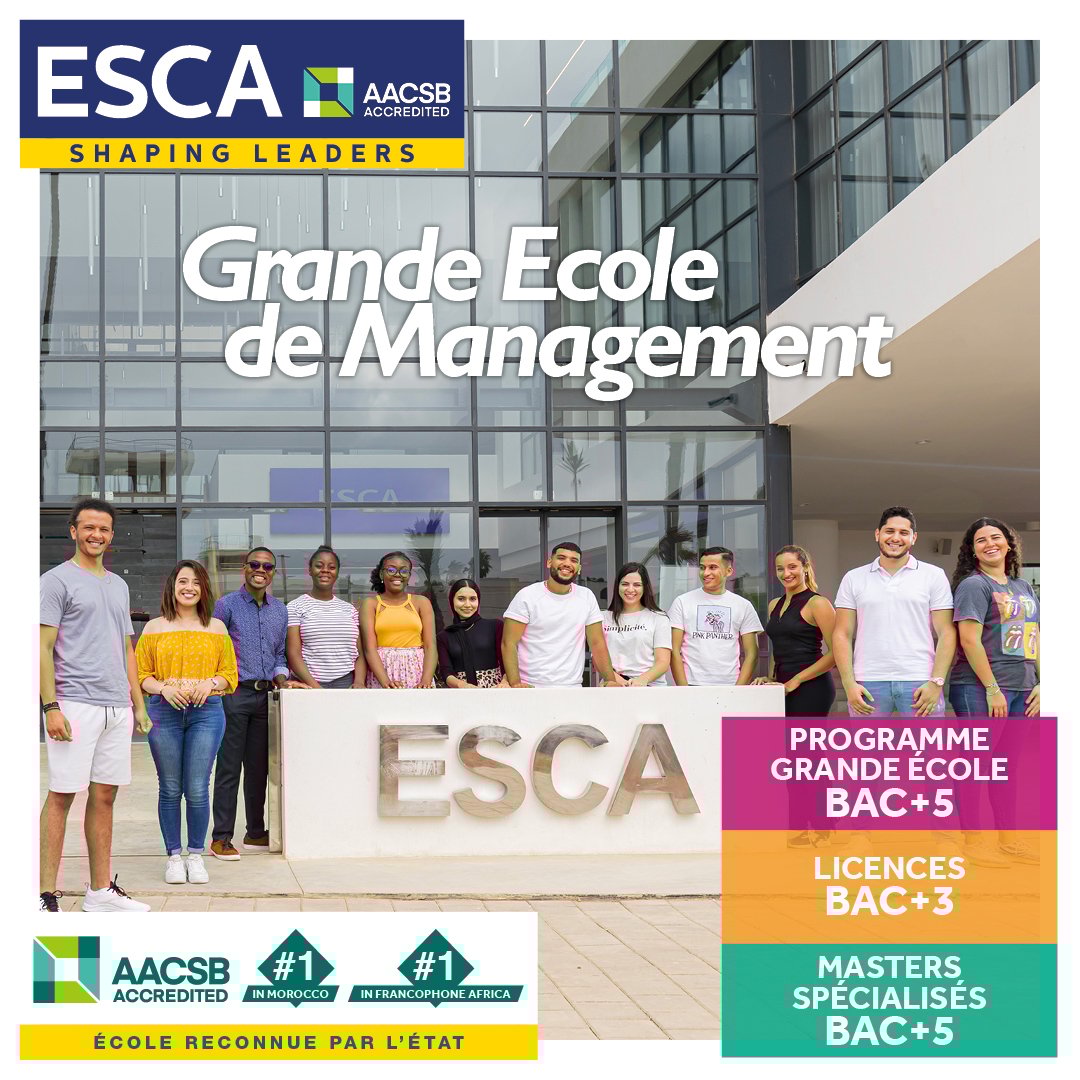 Admissions Formation Initiale | ESCA École de Management